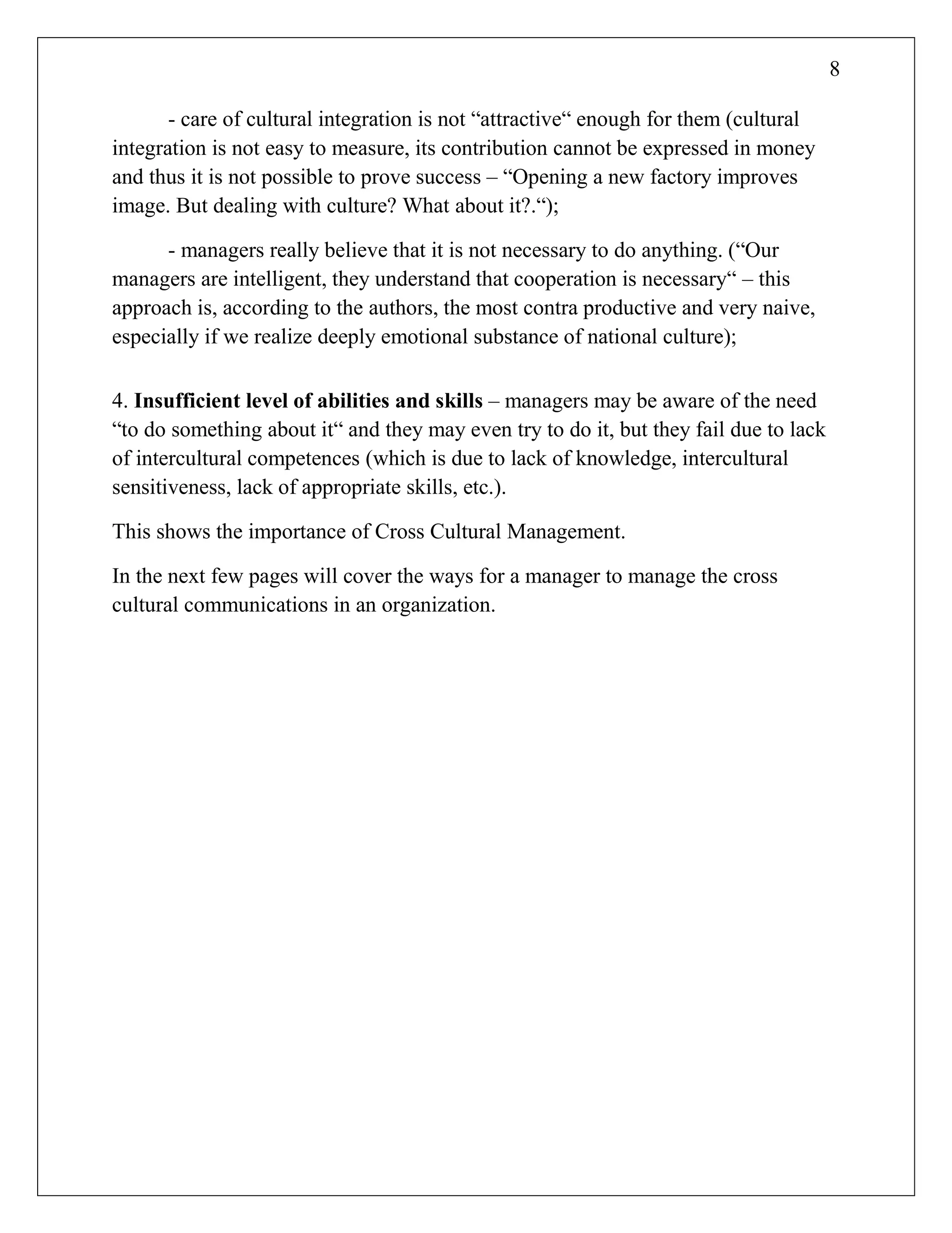 Cross cultural-management | PDF