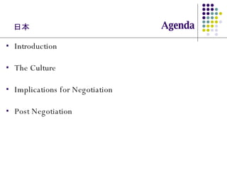 Cross Cultural Negotiation - Japan | PPT