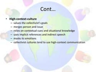 Cross cultural communication | PPT