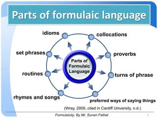 Cross cultural communication formulaicity | PPTX