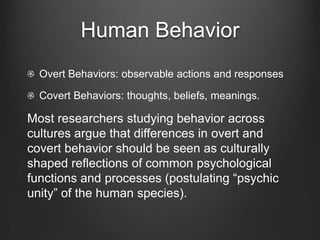 Cross Cultural Psy Intro | PPTX