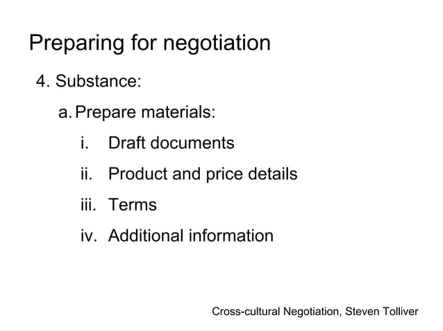 Cross cultural negotiation | PPT