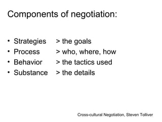 Cross cultural negotiation | PPT