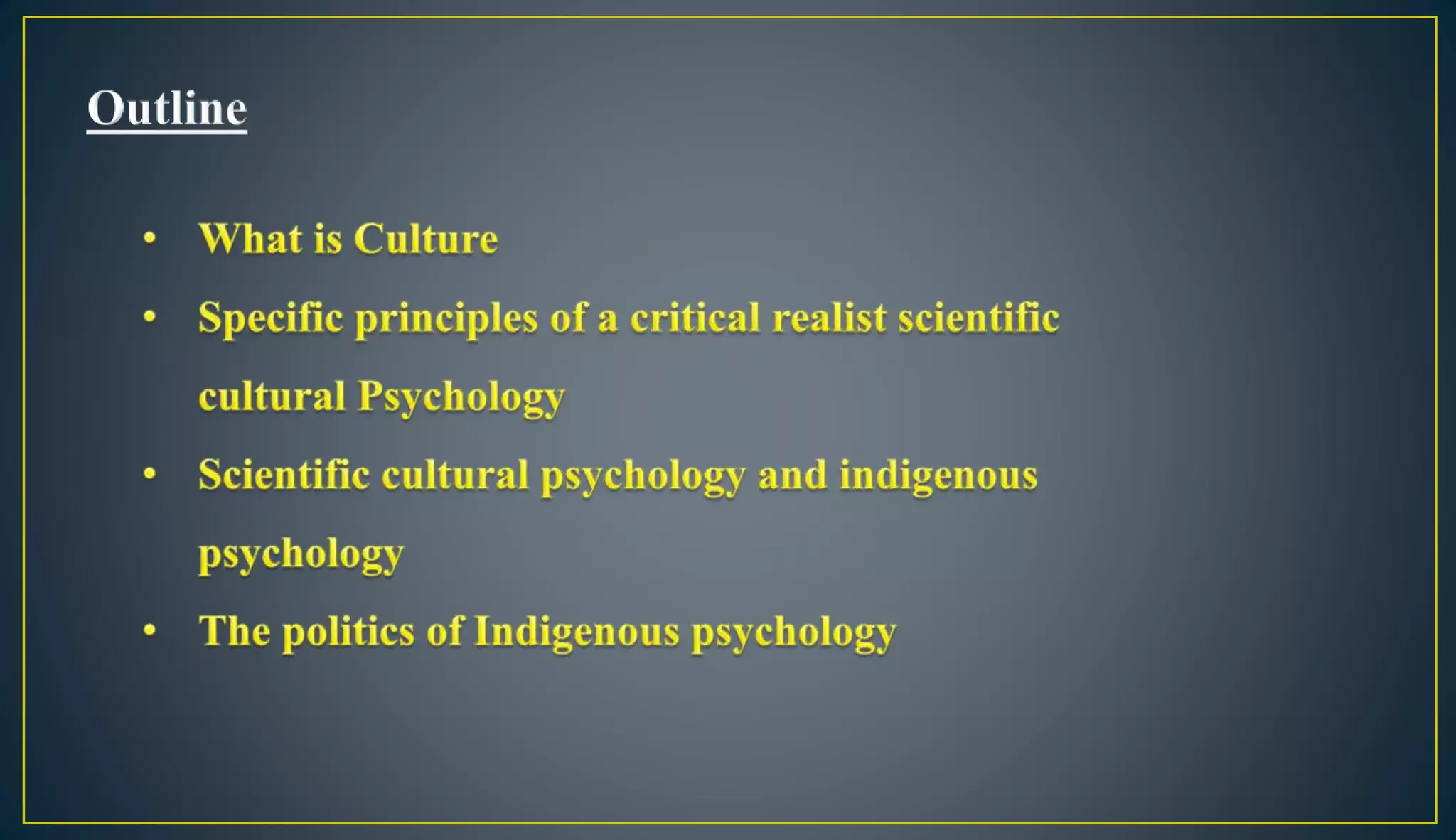 The Critical Realist Philosophy of Science of Cultural Psychology | PPTX