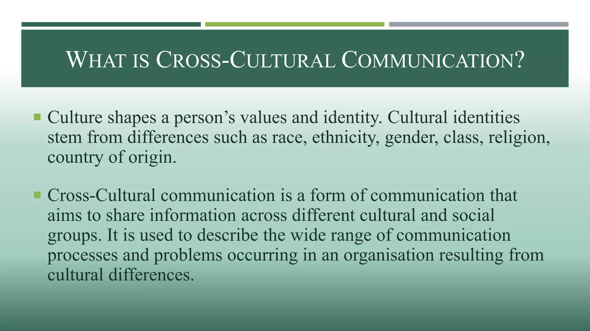 Cross cultural sensitivity and diversity communication. | PPTX