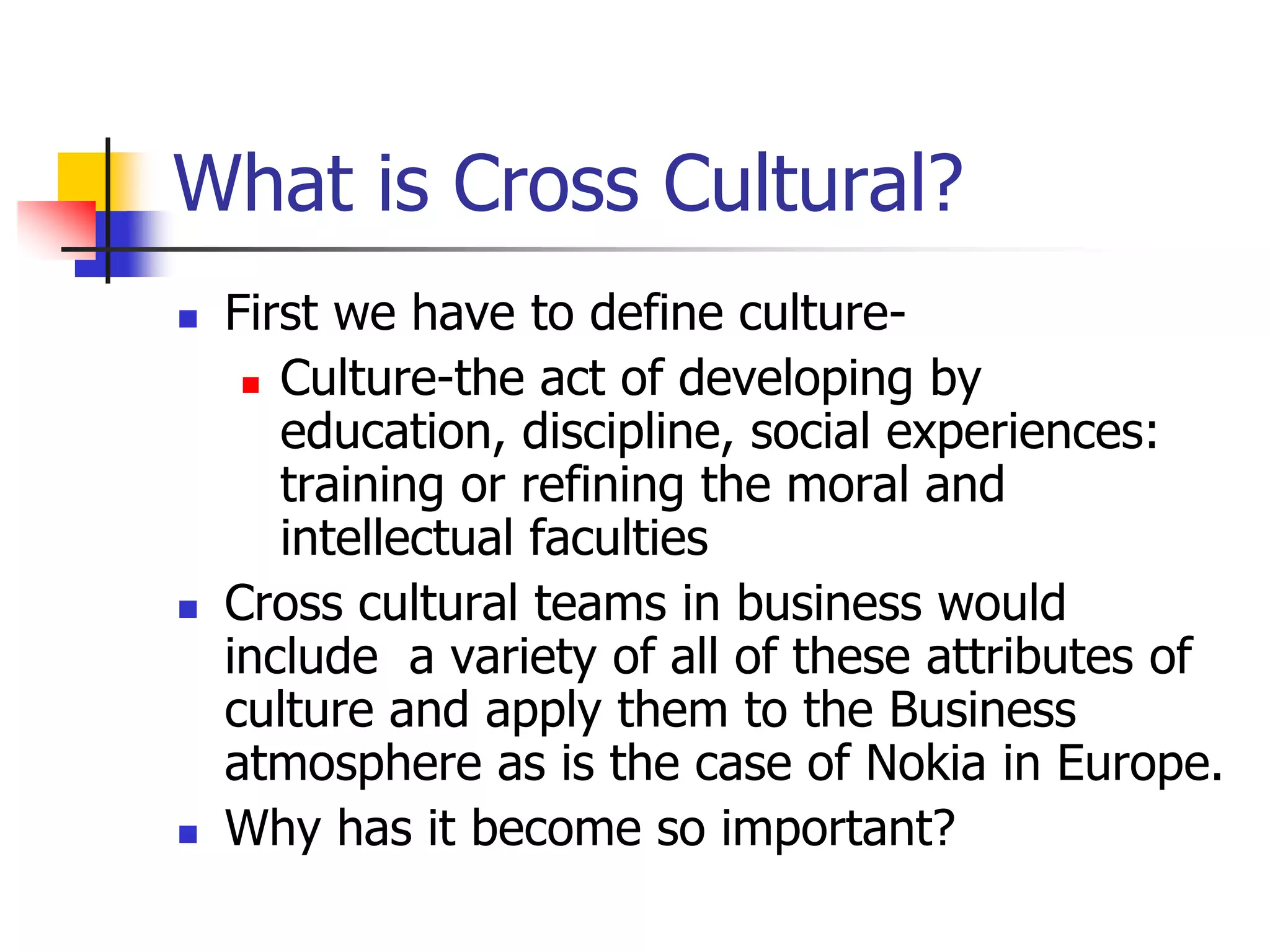 Cross cultural teams v0.1 | PPTX