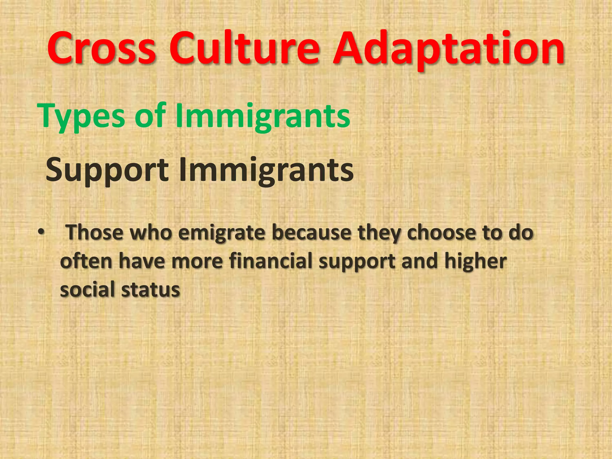 Cross culture Adaptation | PPTX