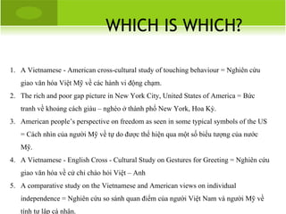 Cross Culture And Country Studies | PPT