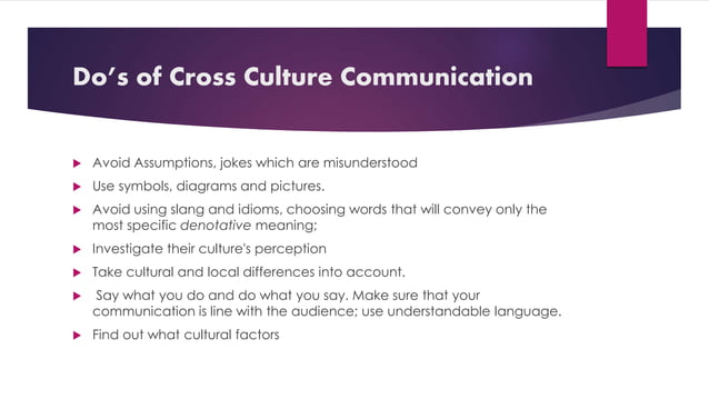 Cross culture communication | PPTX | Islam | Religion & Spirituality