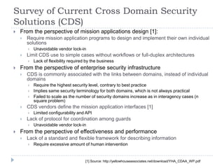 Cross domain security reference architecture | PPTX