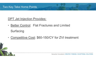 DPT Jet Injection for Remediation of Low-Permeability Zones: Full-Scale ...
