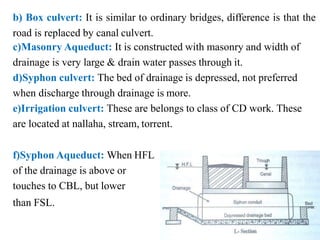 Cross drainage work | PPTX | Science