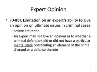 A Guide to Cross-examining Expert Witnesses | PPTX