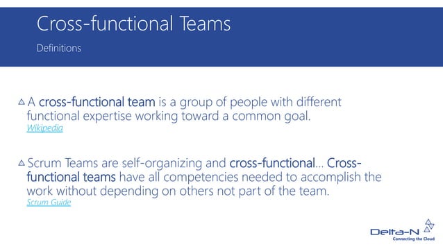 Cross functional teams in DevOps, why & how | PPT