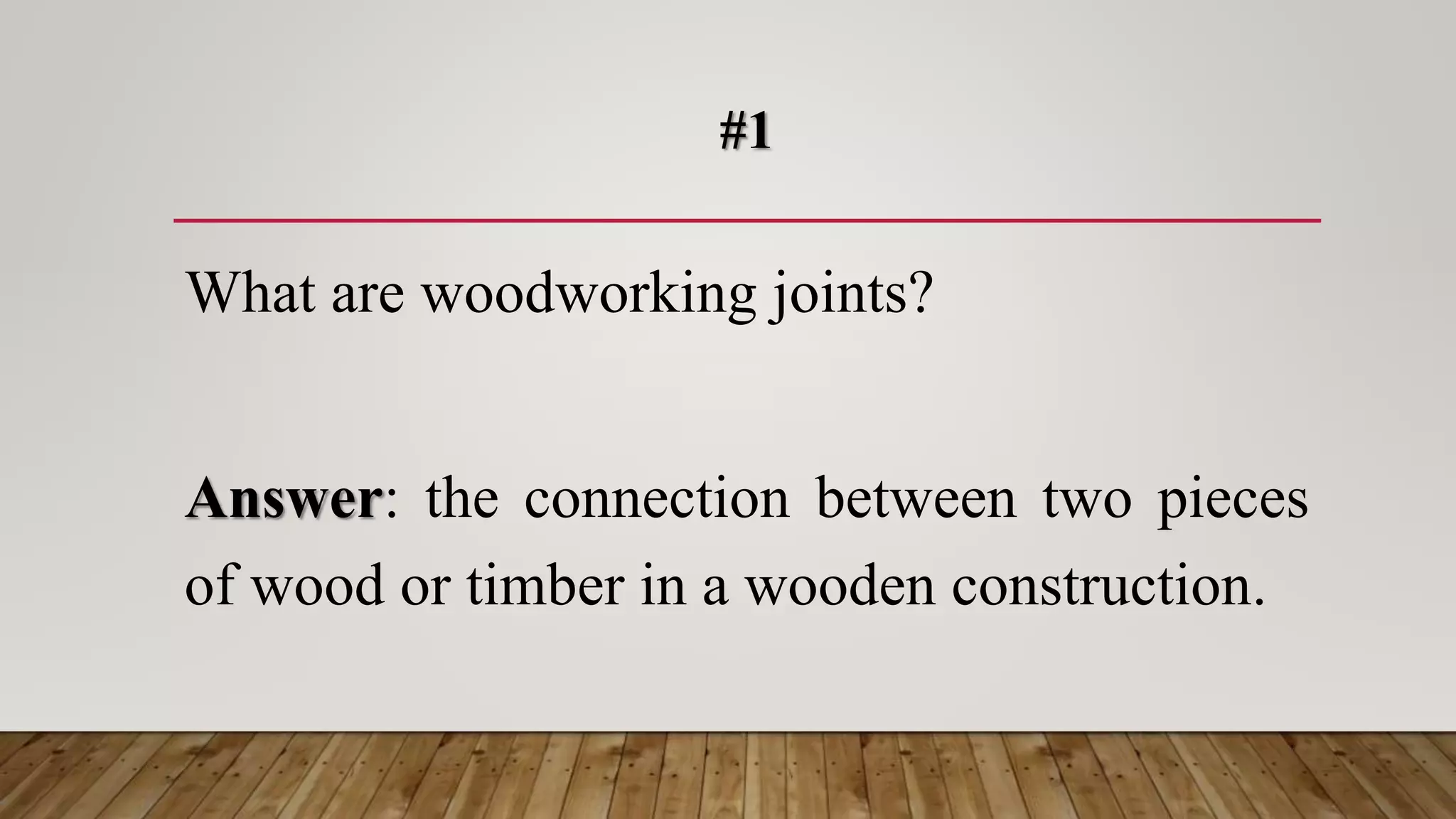 Cross halving joint | PPTX
