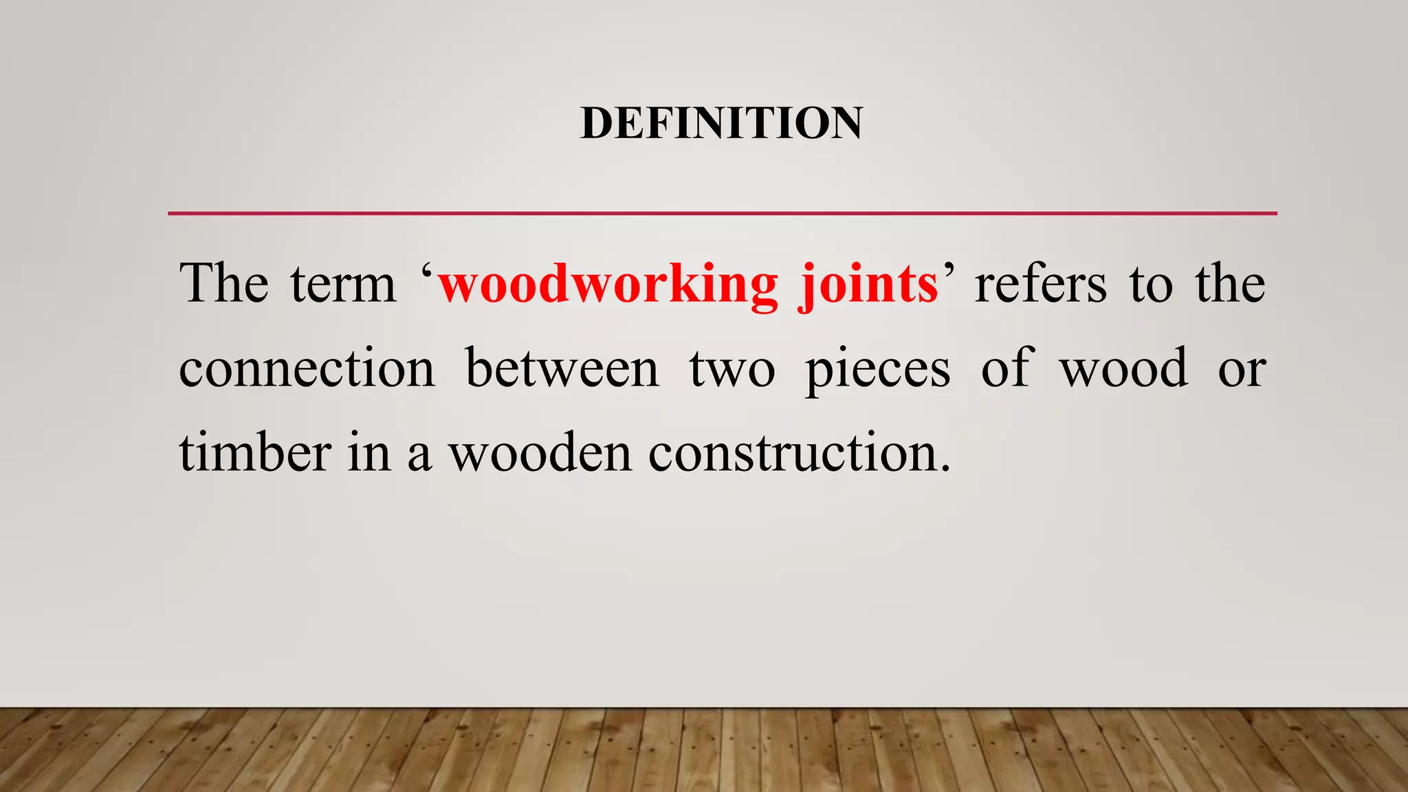 Cross halving joint | PPTX