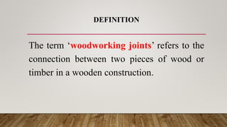 Cross halving joint | PPTX