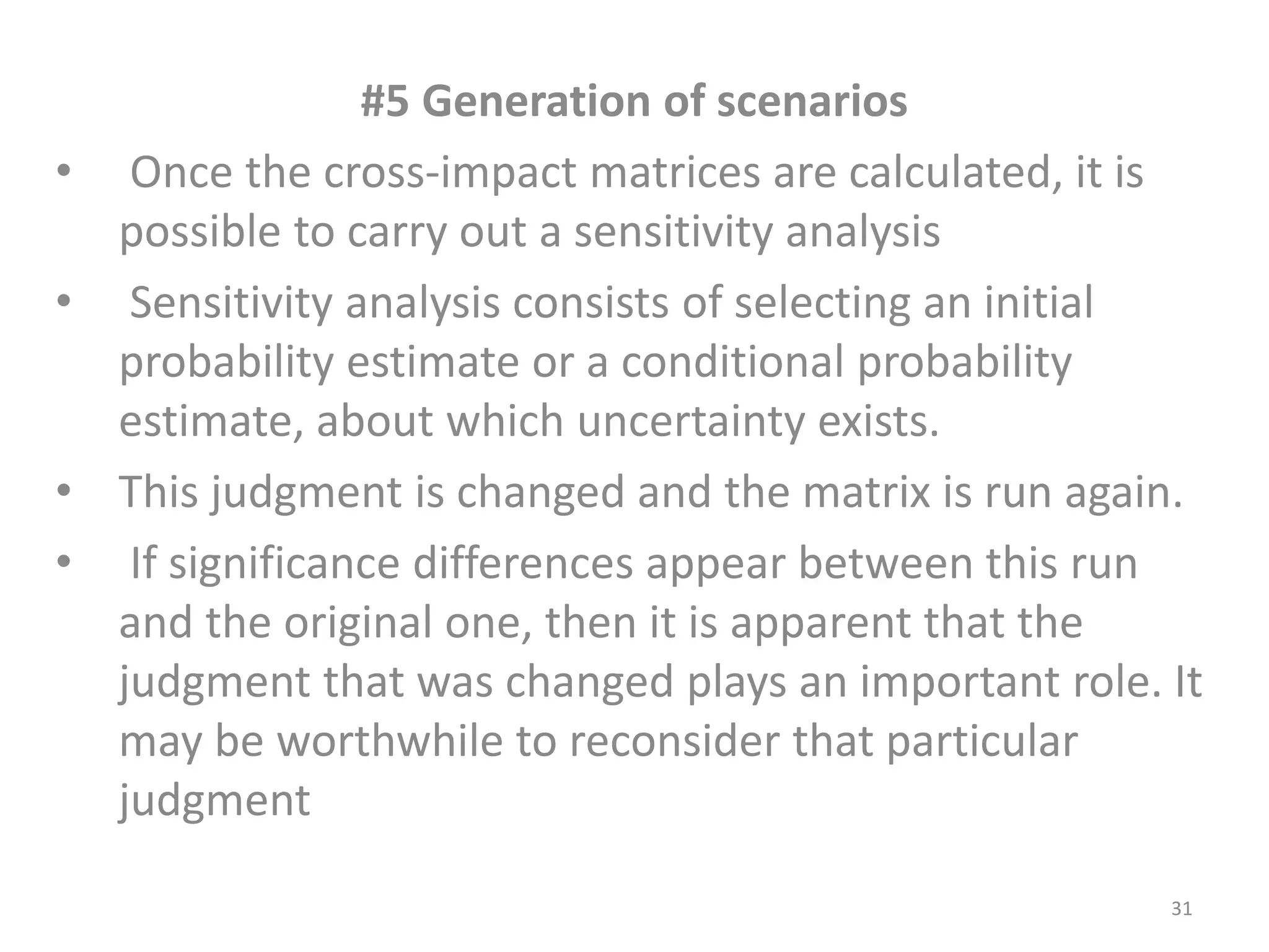 Cross impact-analysis | PPTX