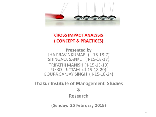 Cross impact-analysis | PPTX | Artificial Intelligence | Technology ...