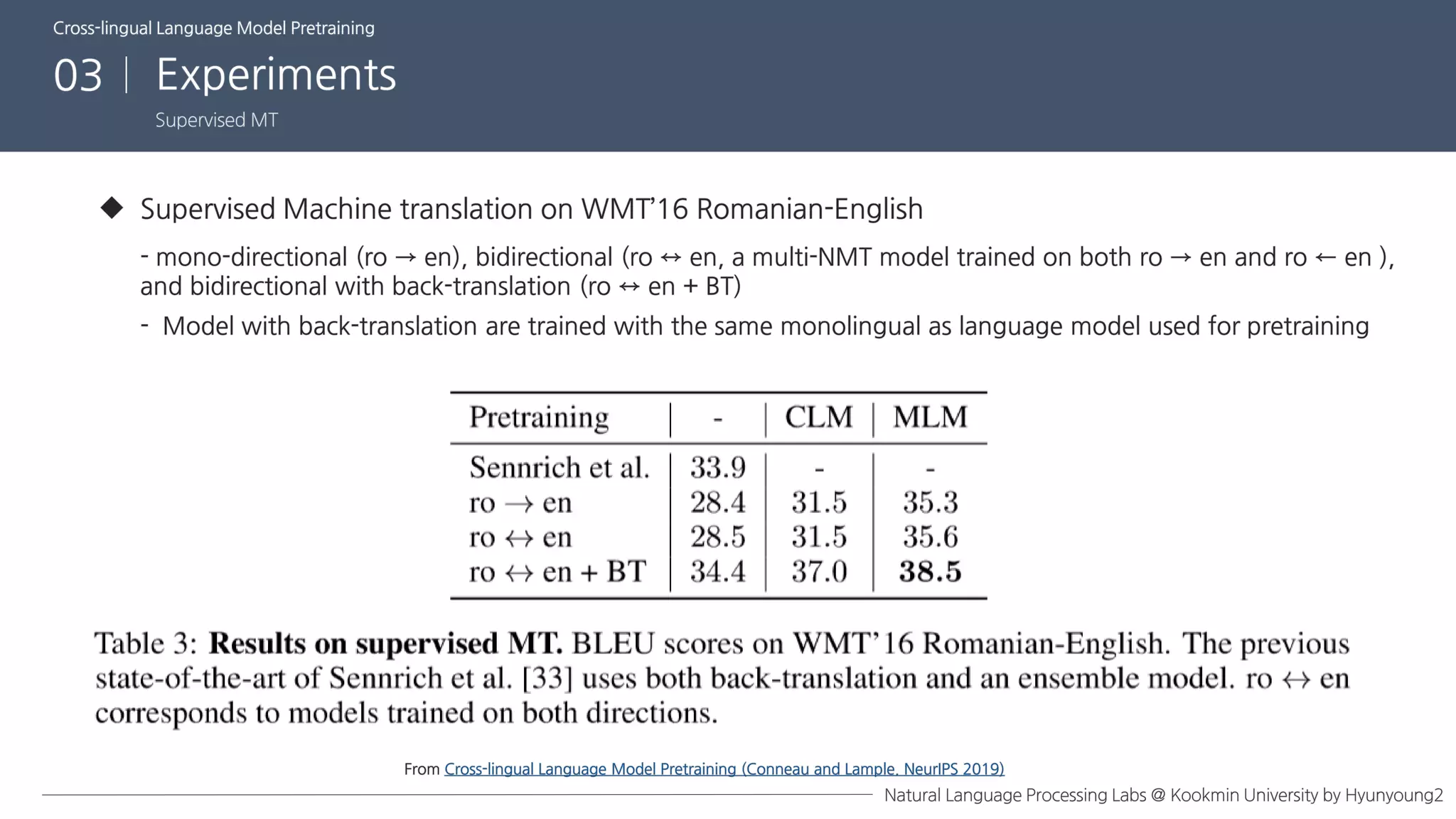 (Paper Seminar) Cross-lingual_language_model_pretraining | PDF