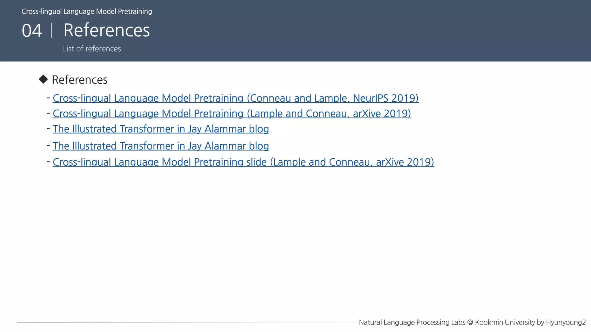(Paper Seminar) Cross-lingual_language_model_pretraining | PDF