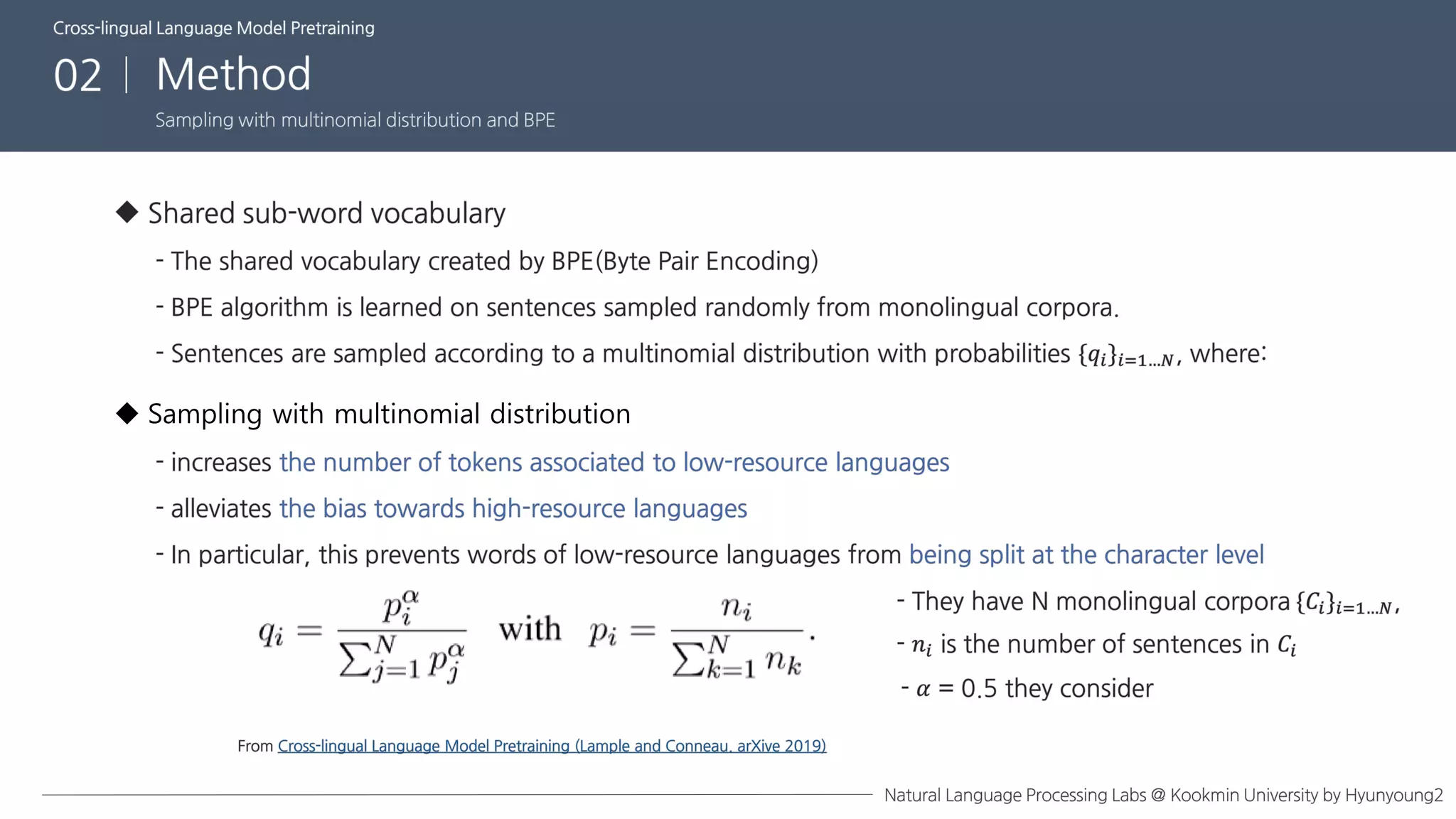 (Paper Seminar) Cross-lingual_language_model_pretraining | PDF