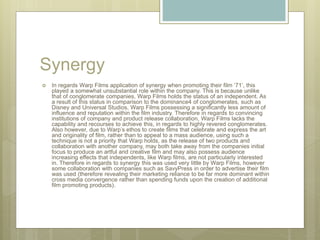 Cross-media convergence & Synergy | PPTX