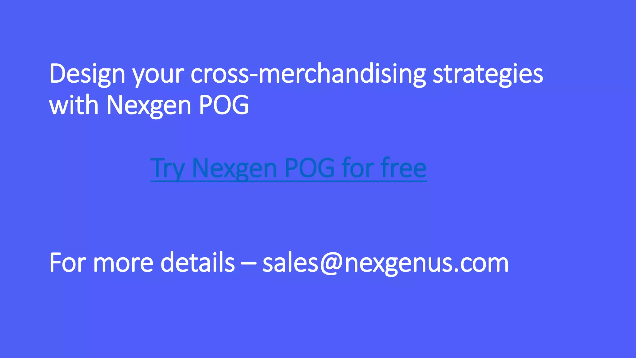 Cross-merchandising - Try it to improve your sales volume | PPTX