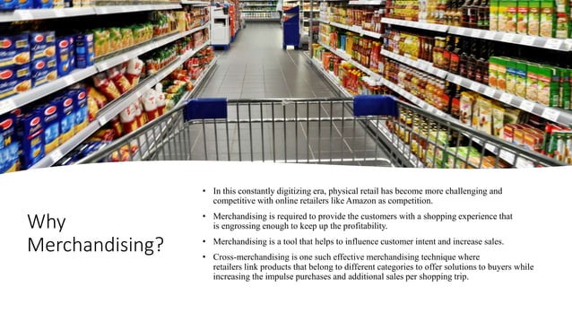 Cross-merchandising - Try it to improve your sales volume | PPTX