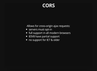 Cross Origin Communication (CORS) | PDF