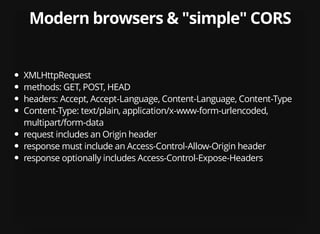 Cross Origin Communication (CORS) | PDF