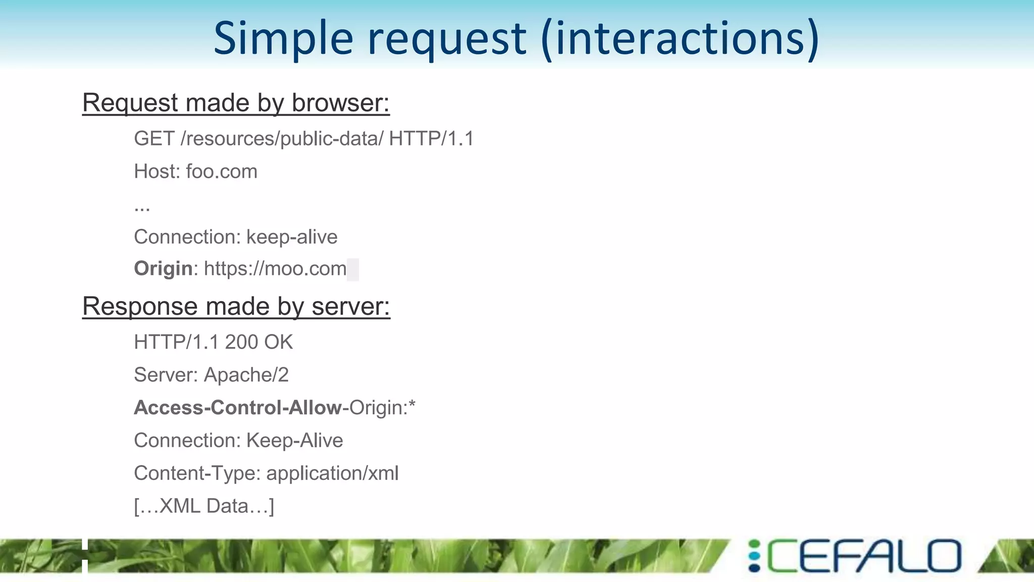 Cross Origin Resource Sharing (CORS) - Azizul Hakim | PPTX