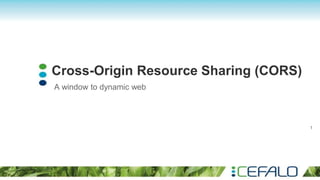 Cross Origin Resource Sharing (CORS) - Azizul Hakim | PPTX