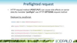 Cross Origin Resource Sharing (CORS) - Azizul Hakim | PPTX