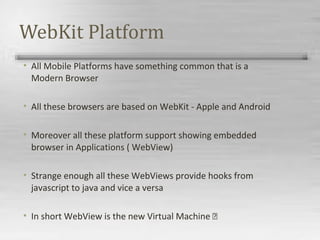 Cross platform mobile application development | PPT