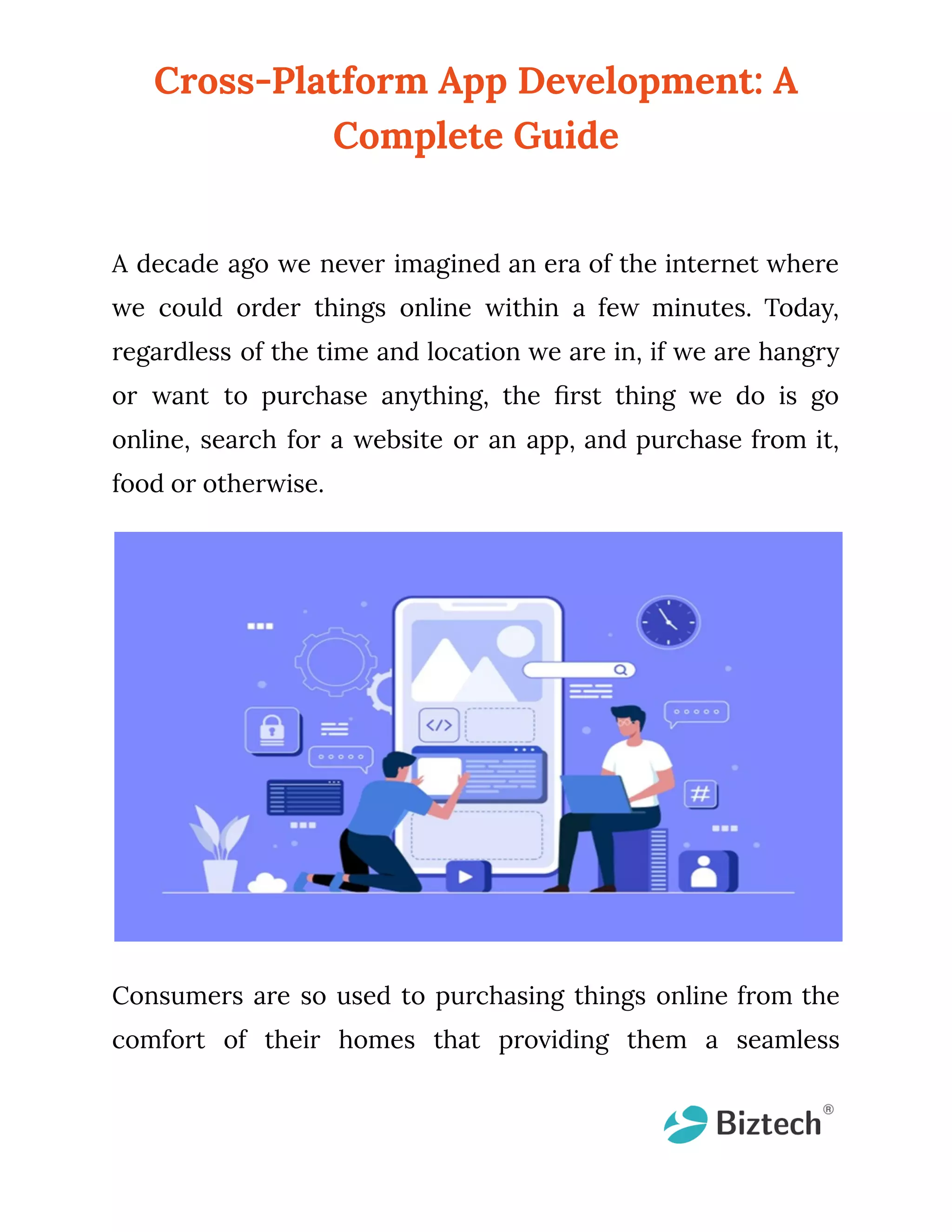 Cross platform app development a complete guide | PDF