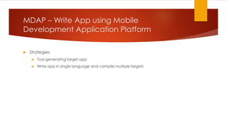 Cross platform apps using Xamarin | PDF | Operating Systems | Computer Software and Applications