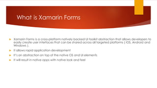 Cross platform apps using Xamarin | PDF | Operating Systems | Computer Software and Applications