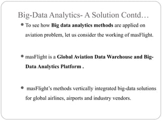using big-data methods analyse the Cross platform aviation | PPT