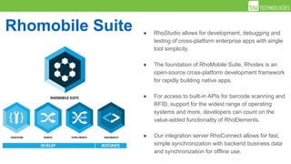 Cross platform development - Rhomobile | PPT