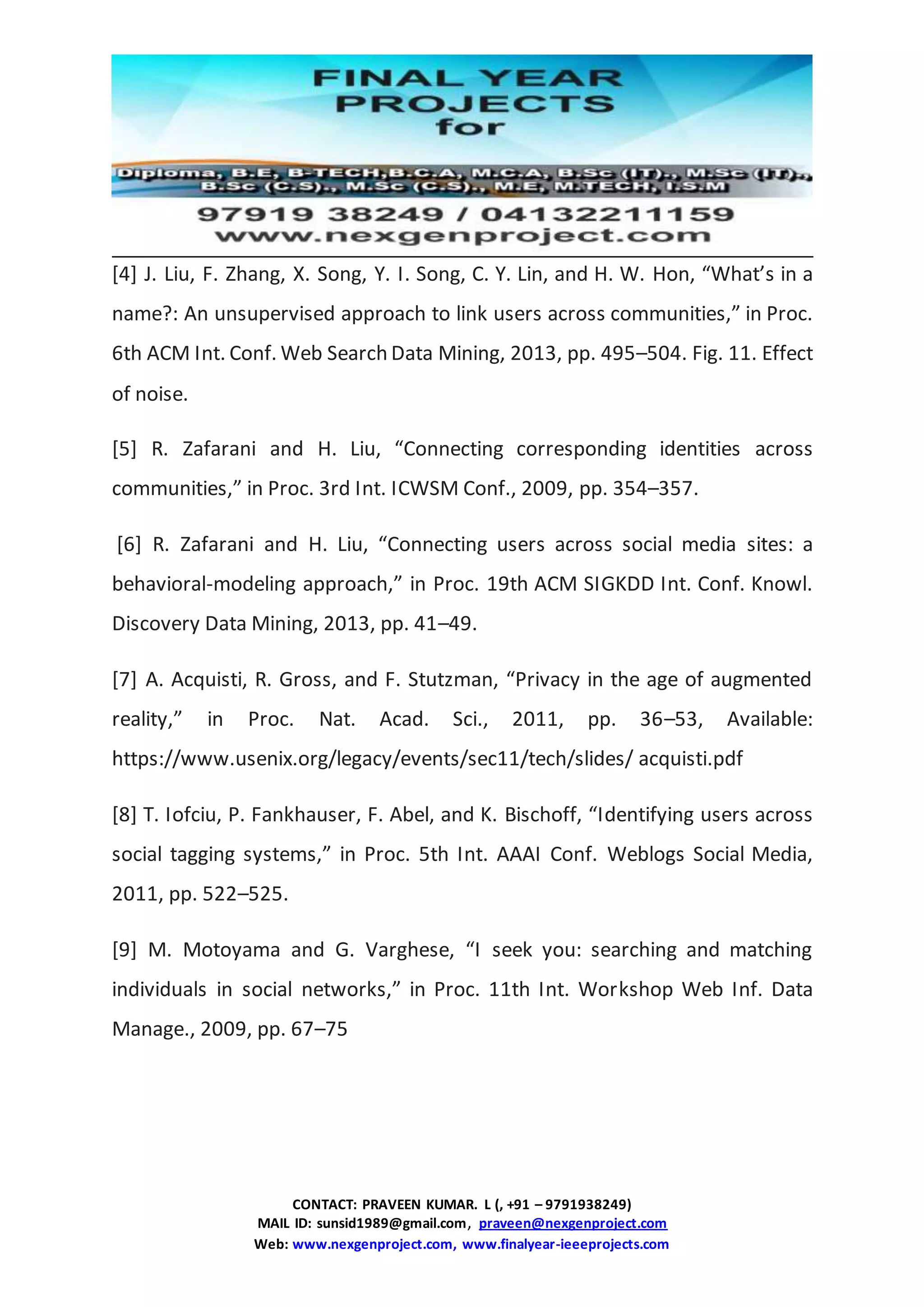 CROSS-PLATFORM IDENTIFICATION OF ANONYMOUS IDENTICAL USERS IN MULTIPLE ...