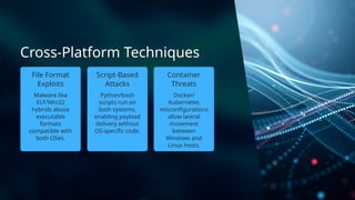 Cross-Platform MalwareCross-PlatformCros | PPTX