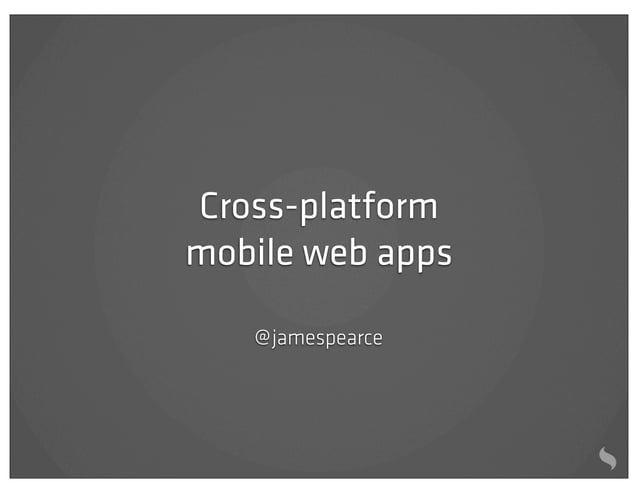 Cross Platform Mobile Web Apps Ppt