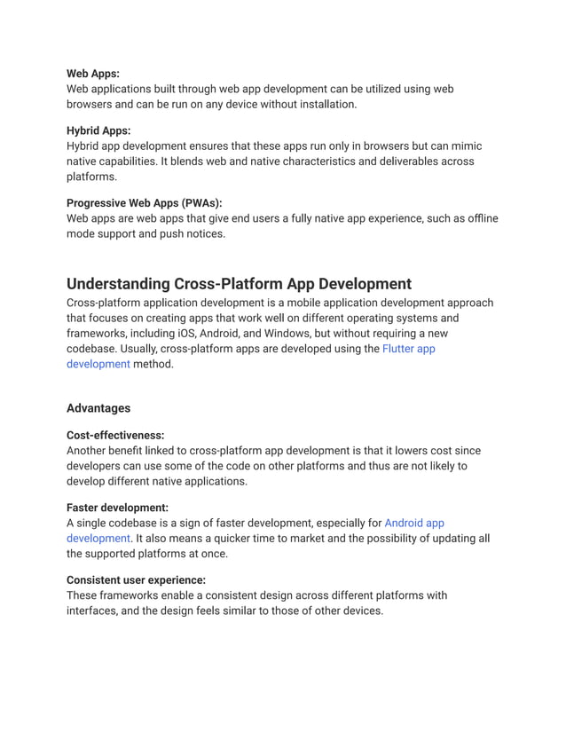 Cross Platform Vs Native App Development Which Is Right For You Pdf