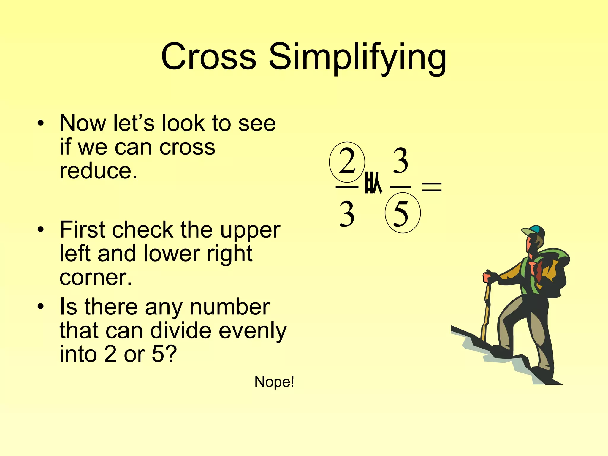 Cross Reducing | PPT