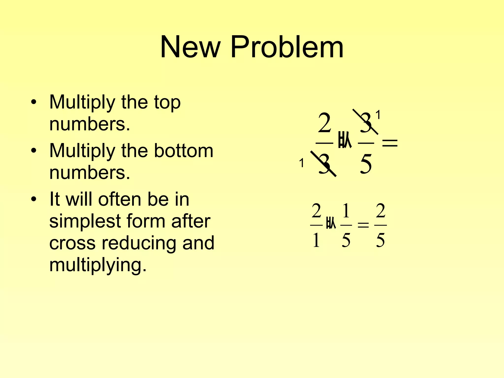 Cross Reducing | PPT