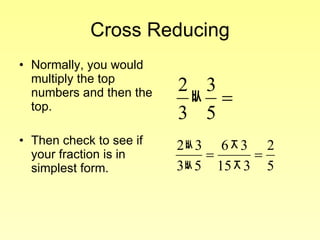 Cross Reducing | PPT
