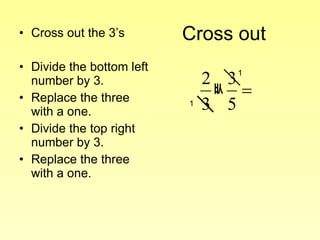 Cross Reducing | PPT