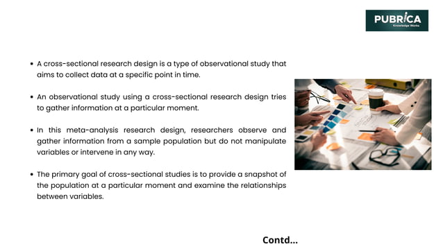 Cross sectional design | Experimental design | Descriptive research design | PDF