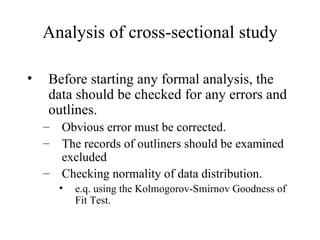 Cross sectional study overview | PPT